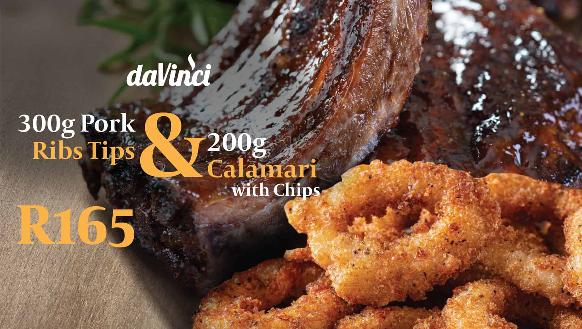 Rib Tips & Calamari Offer - The Caledon