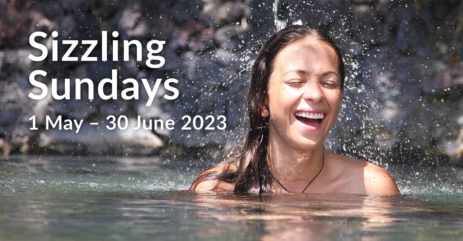 Entrance To Warm Mineral Pools With Sizzling Sundays